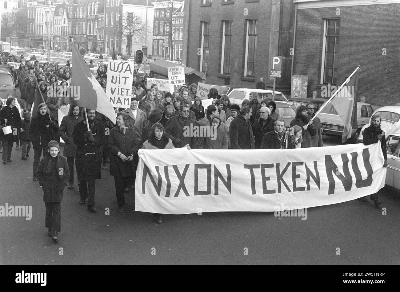 Groningen vietnam war protest hi-res stock photography and images - Alamy