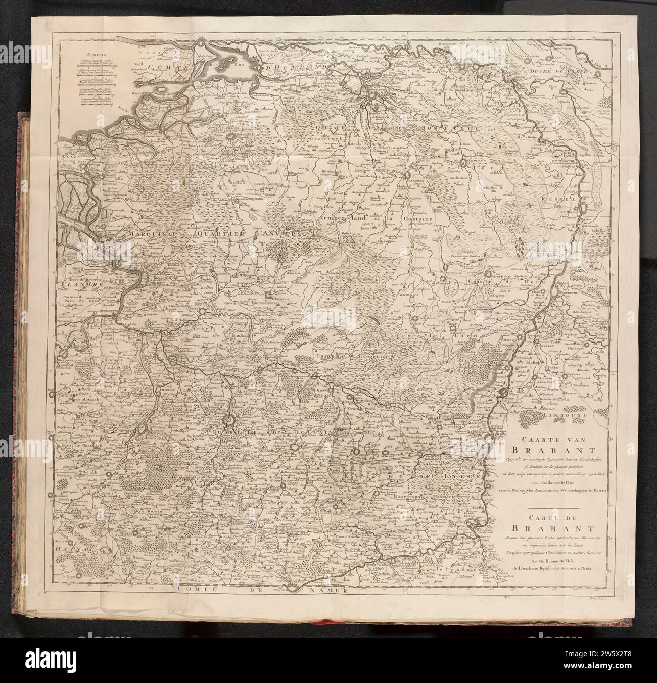 Brabant map hi-res stock photography and images - Alamy