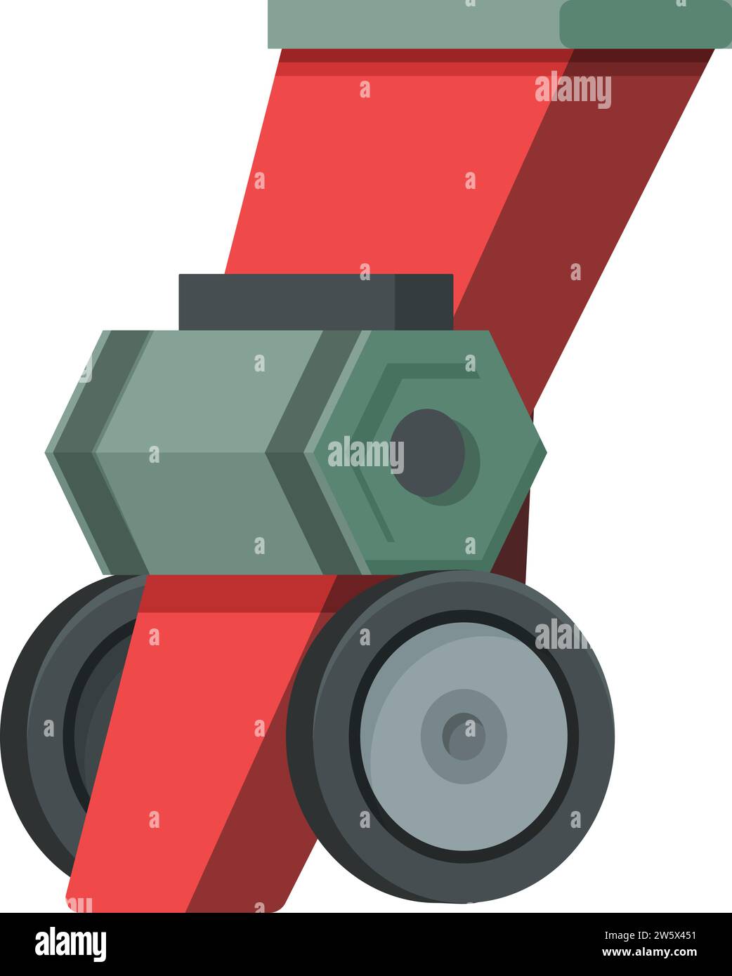 Motor shredder icon cartoon vector. Tool blower. Garden nature tool ...