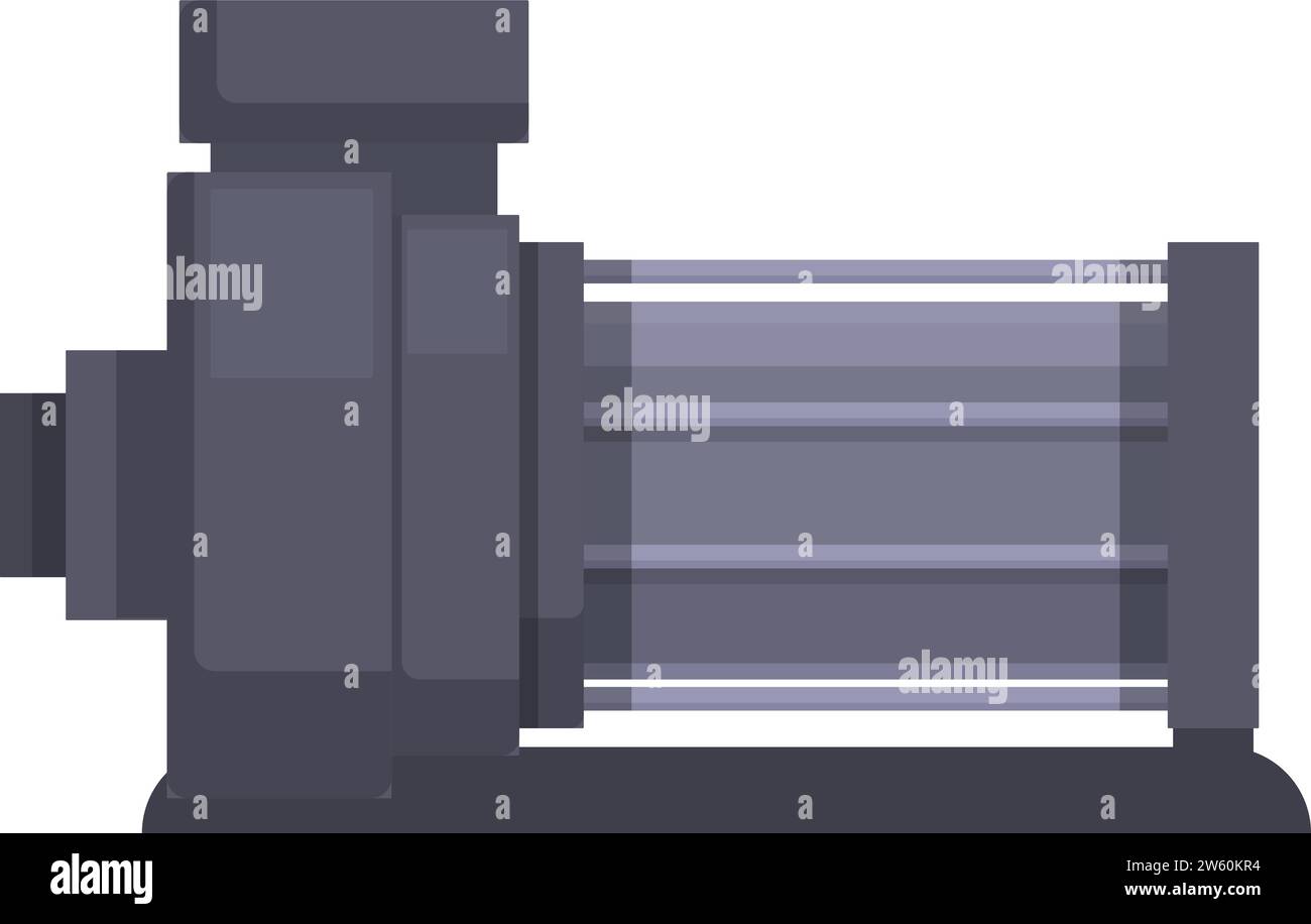 Liquid gear pump icon cartoon vector. Farm system. Industrial equipment ...