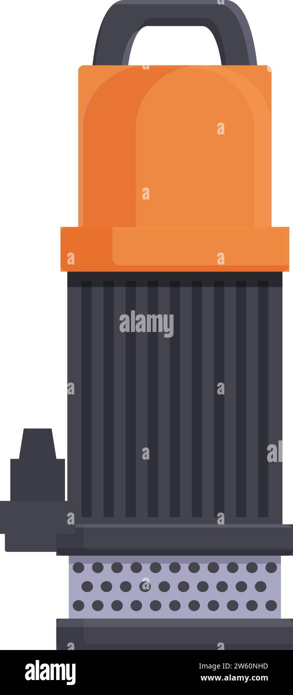 Garden underwater motor icon cartoon vector. Pipe gear. Garden farm ...