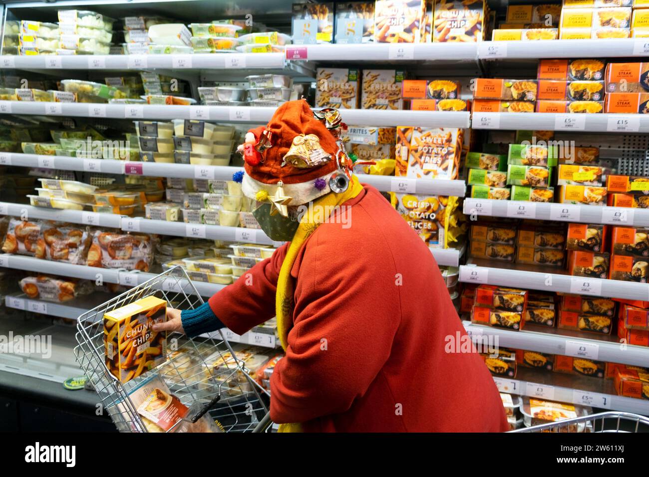 Supermarket christmas decorations hi-res stock photography and images ...