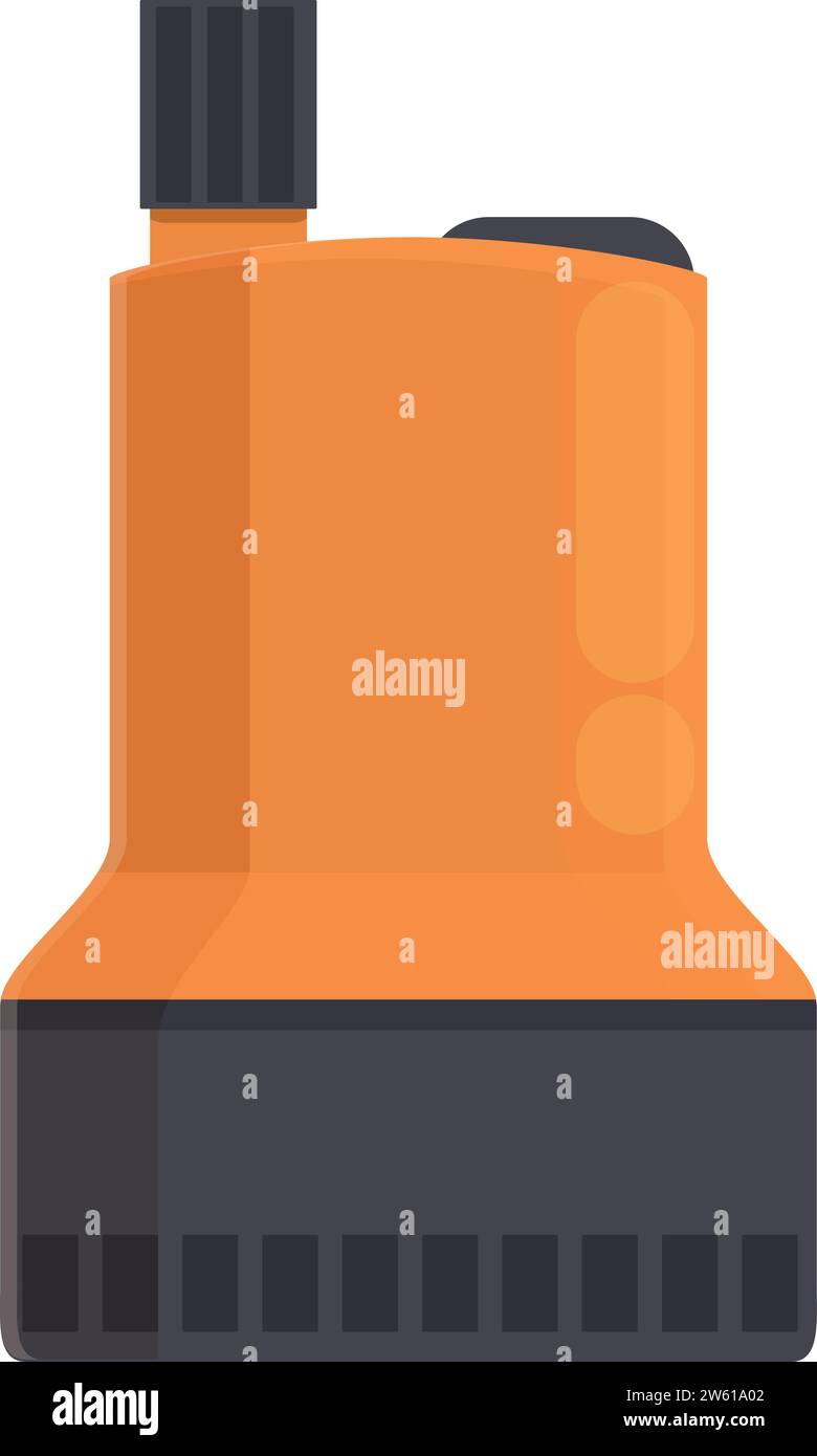 Small submersible pump icon cartoon vector. Electric equipment ...