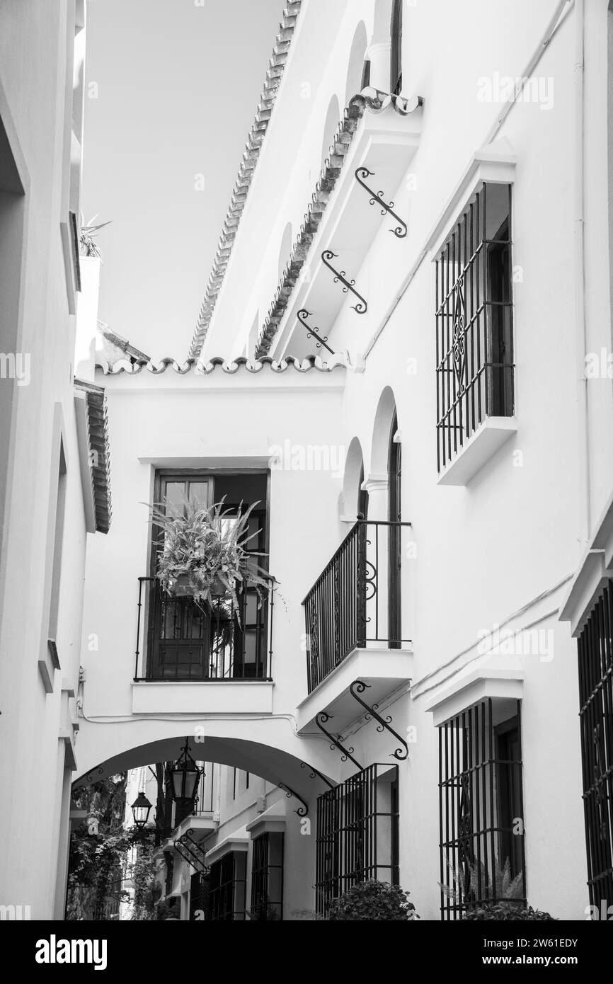 Marbella Old Town Stock Photo - Alamy