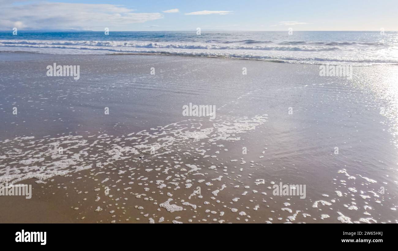 Desolate El Capitan Beach in California Winter Stock Photo - Alamy