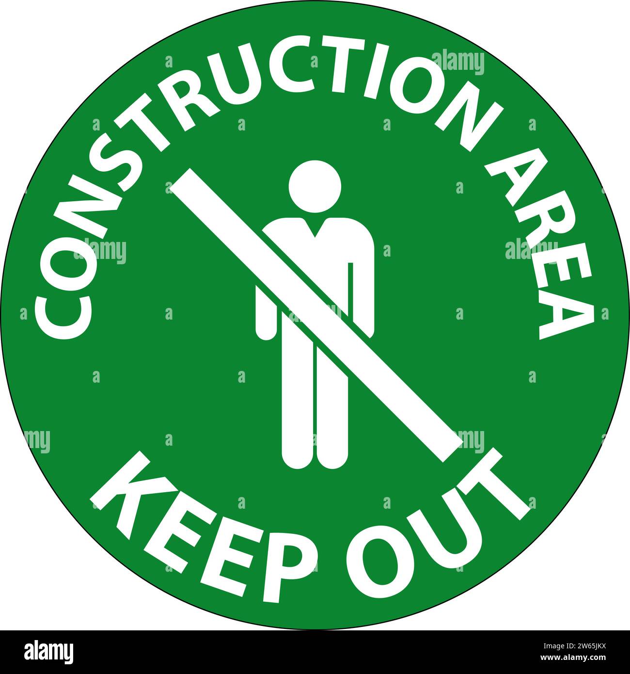 Safety First Sign Construction Area - Keep Out Stock Vector Image & Art ...
