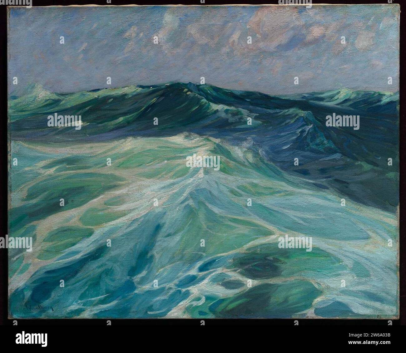 Charles Herbert Woodbury - Off the Florida Coast Stock Photo - Alamy