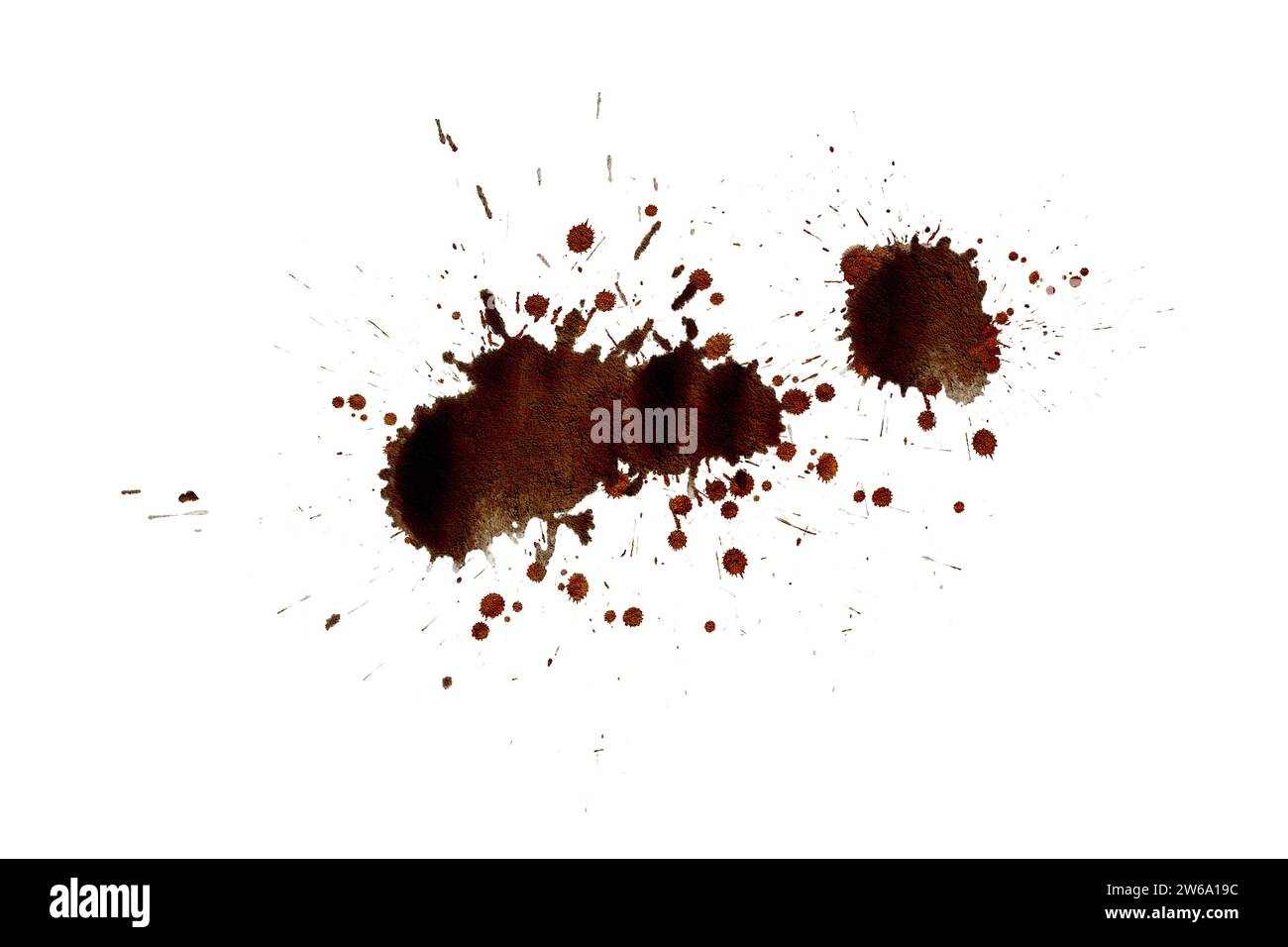 mud splash isolated on white background Stock Photo - Alamy