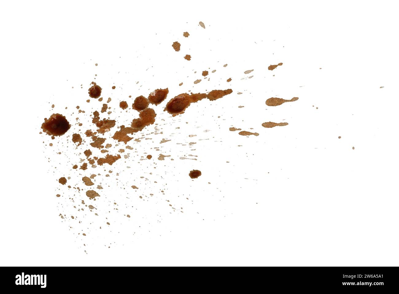 mud splash isolated on white background Stock Photo - Alamy