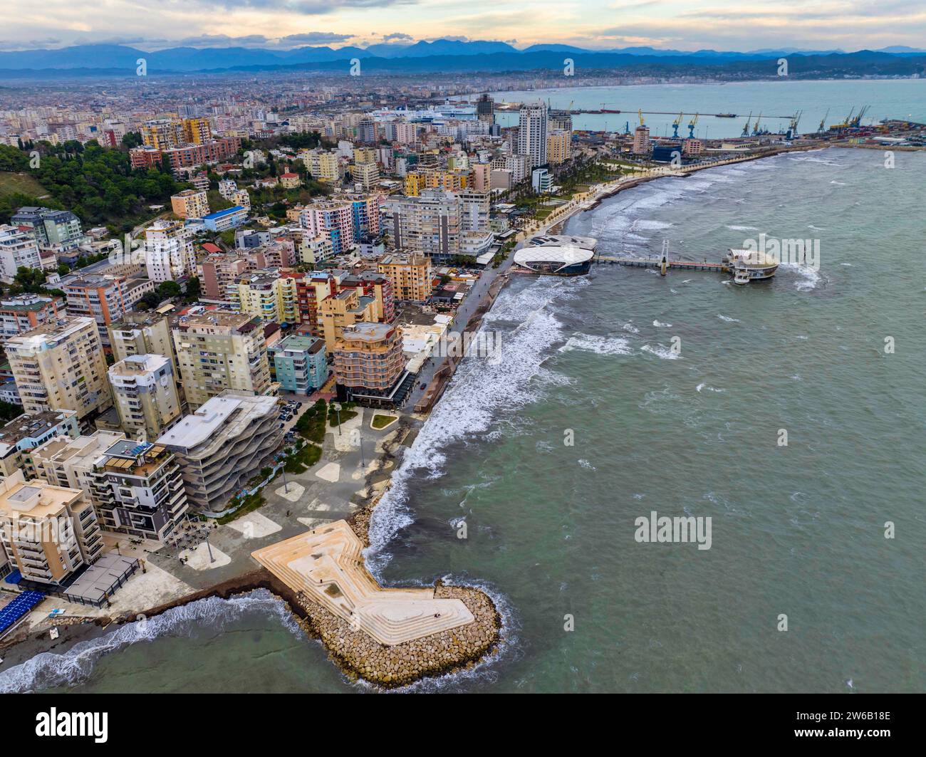 Durresi pier hi-res stock photography and images - Alamy