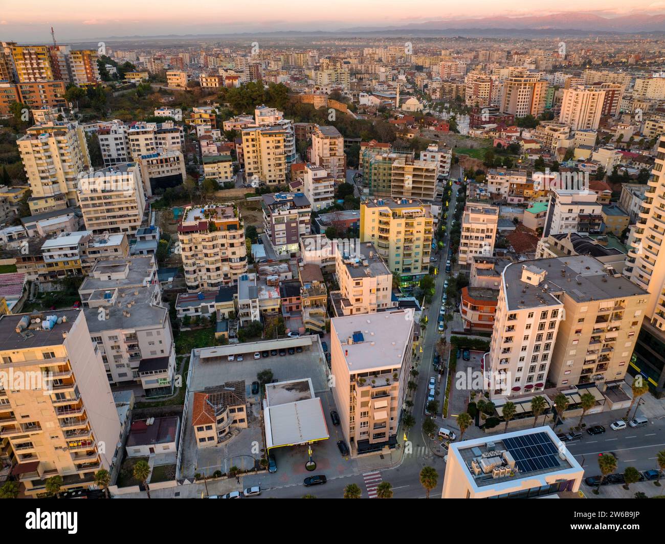 Aerial Image of Durres, Albania Stock Photo - Alamy