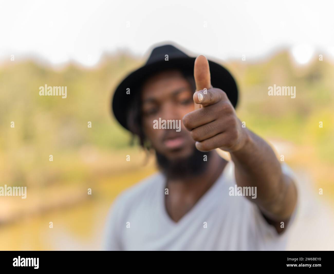 Soft focus bearded african hi-res stock photography and images - Alamy