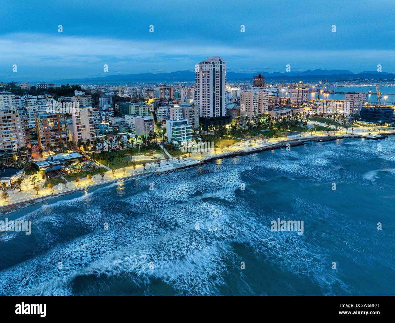 Durresi pier hi-res stock photography and images - Alamy
