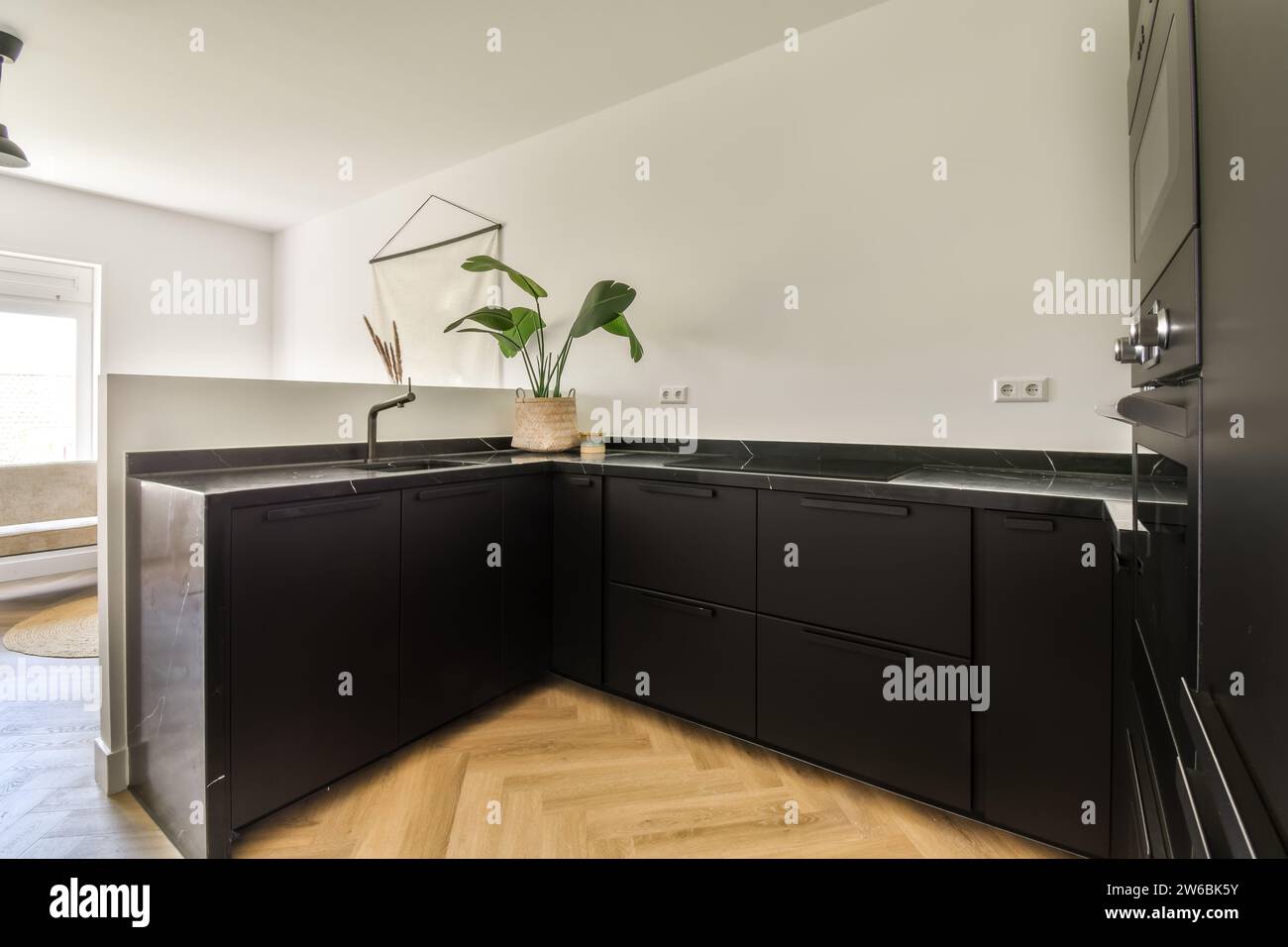 Kitchen wall elegant planter hi-res stock photography and images - Alamy