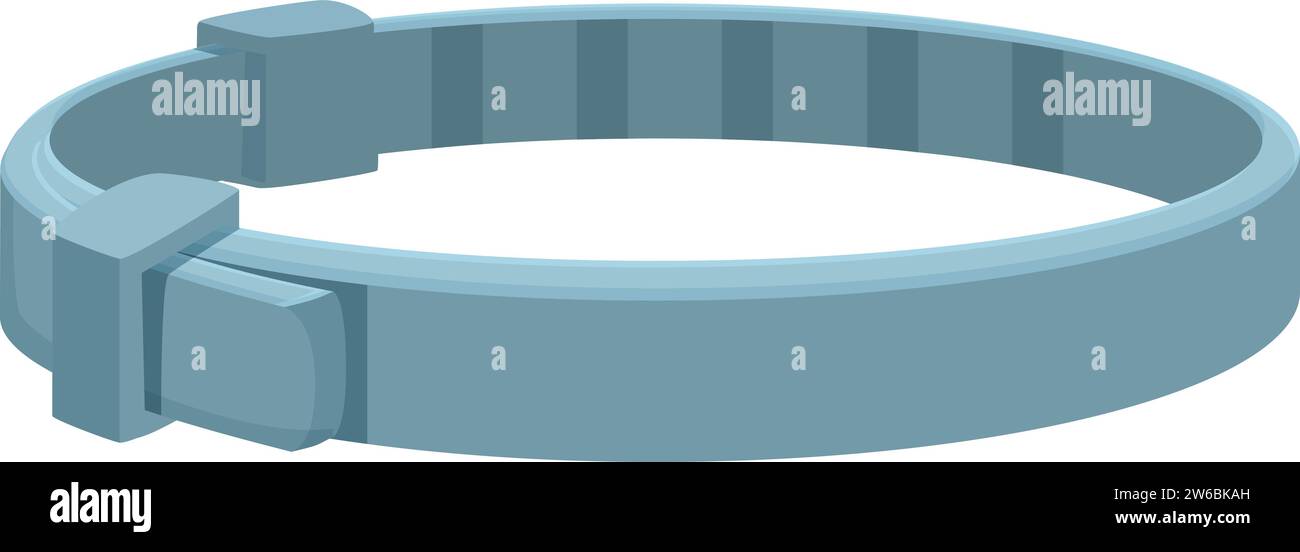 Rubber flea collar icon cartoon vector. Animal health medical. Activity ...