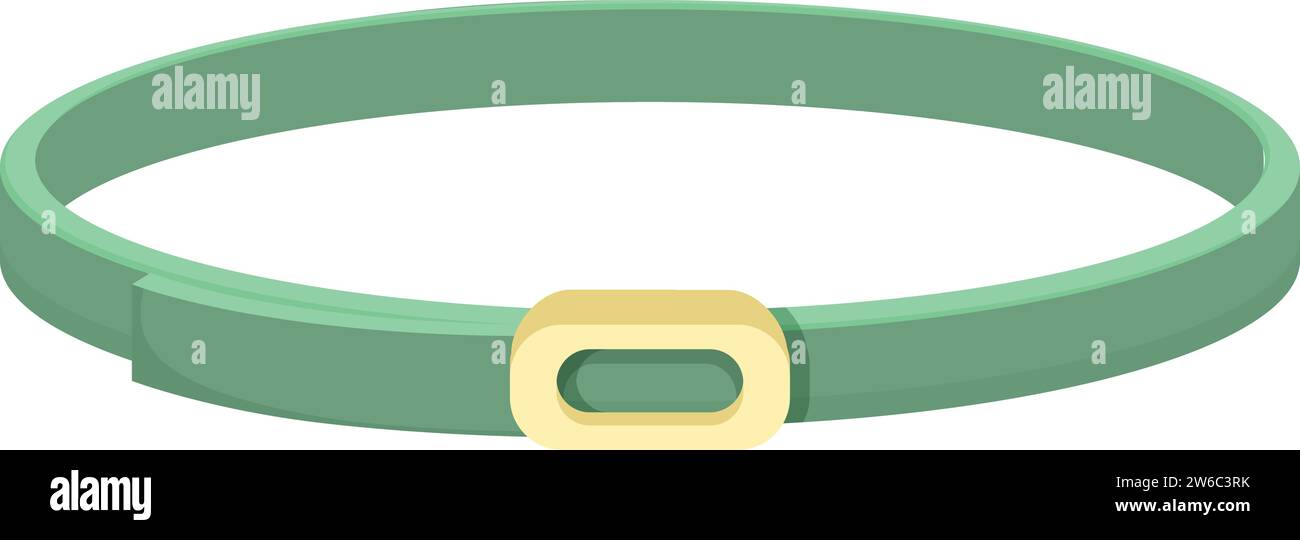 Flea collar icon cartoon vector. Animal health. Stuff ears tick Stock ...