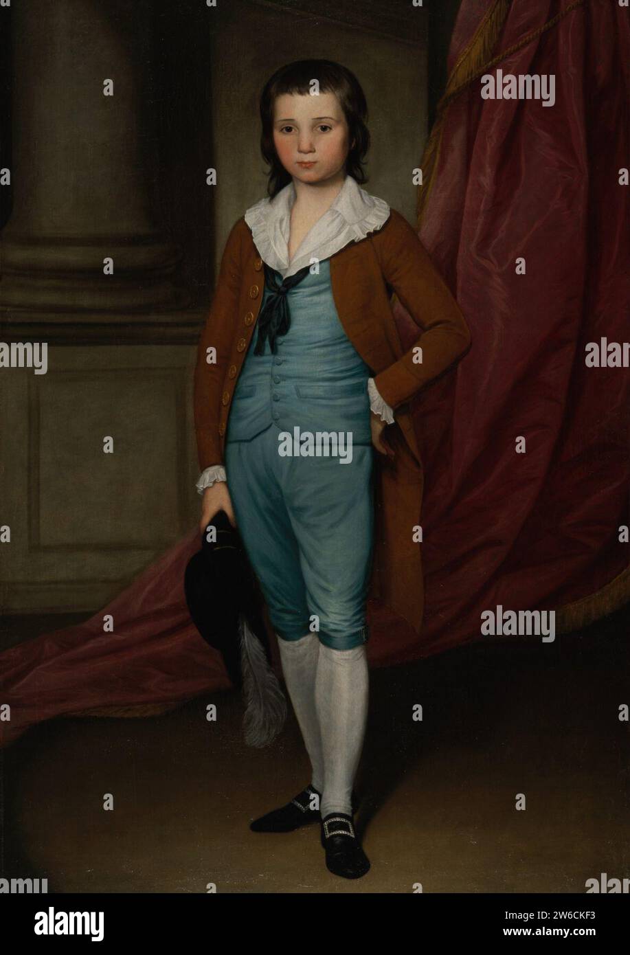 Joseph Wright - Portrait of John Coats Browne (c. 1784 Stock Photo - Alamy