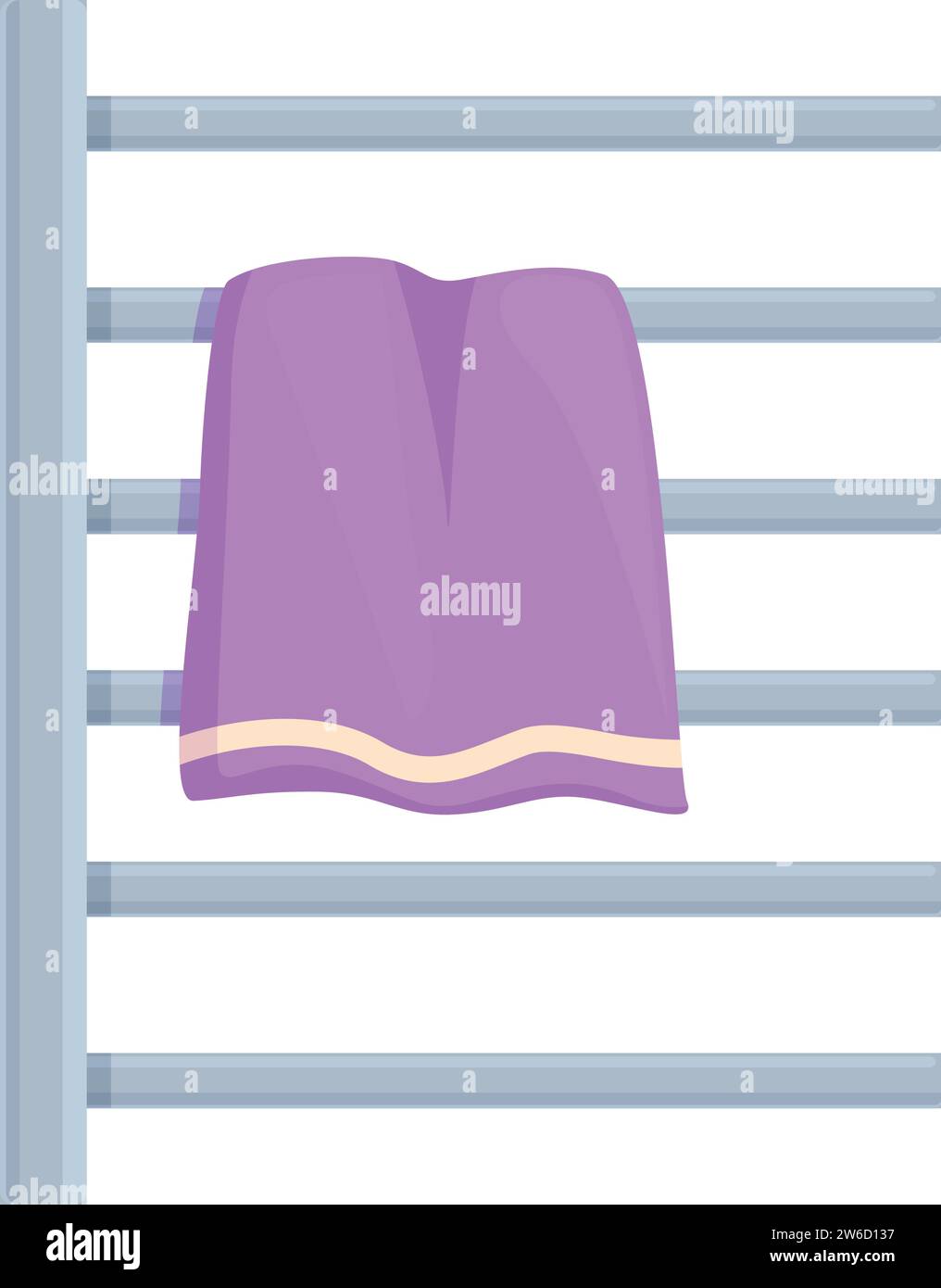 Folded danger interior icon cartoon vector. Pipe rail. House heater ...