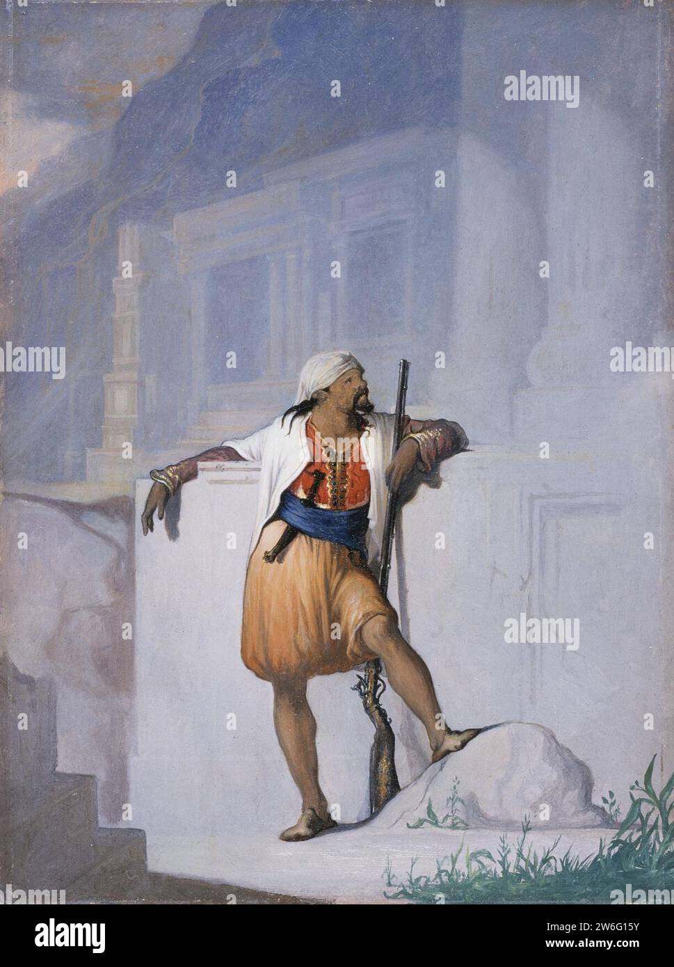 William Rimmer - The Sentry Stock Photo - Alamy