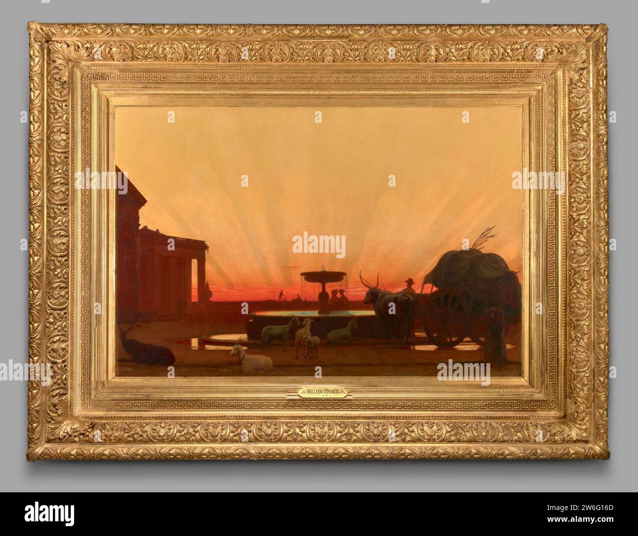 William Rimmer - Sunset Stock Photo - Alamy