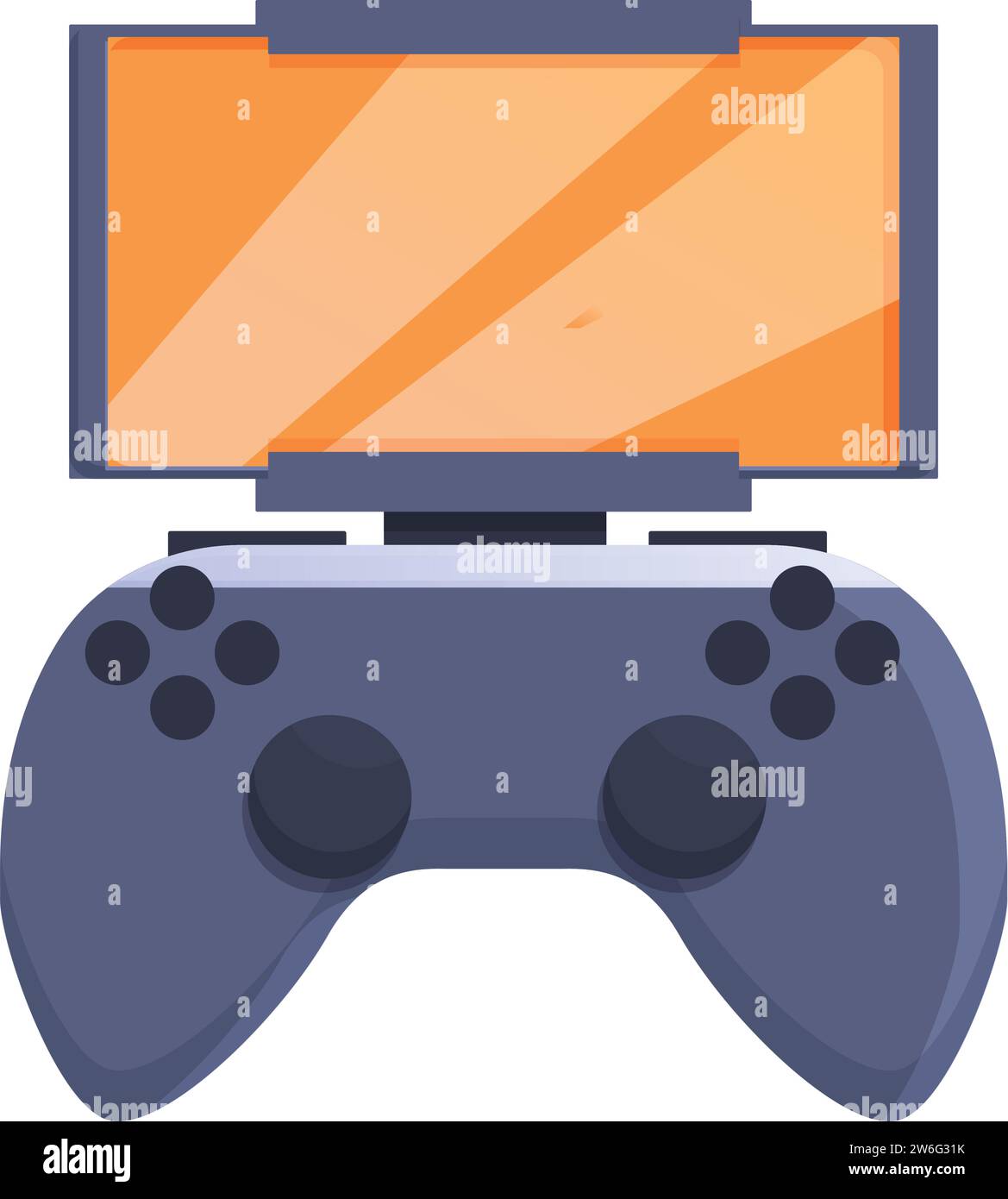 Control joystick panel icon cartoon vector. Monitor device. Console ...