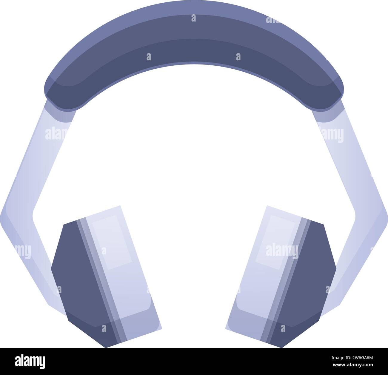 Gamer headset icon cartoon vector. Game equipment. Toy device Stock ...