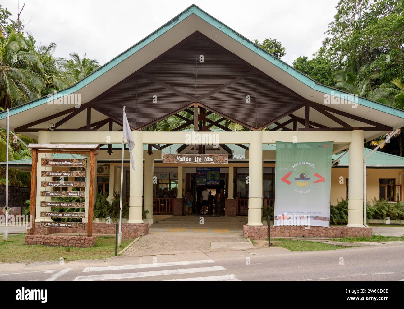 Vallée de Mai Nature Reserve, an ancient forest that is home to the ...