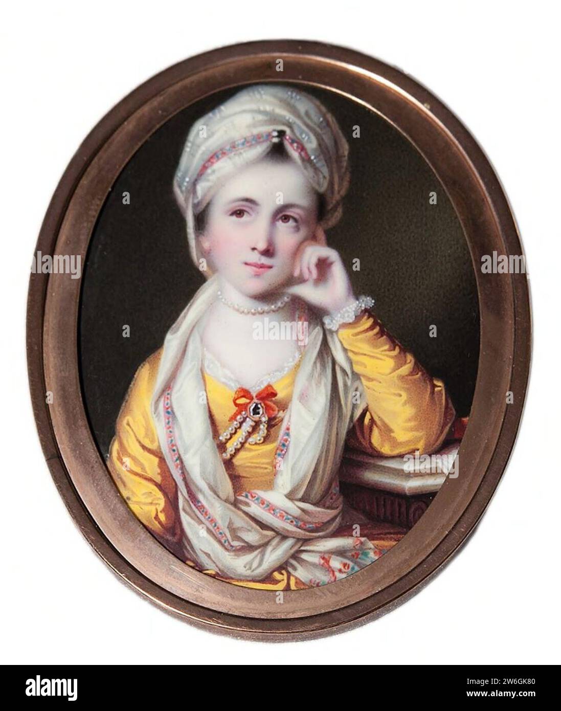 William Russell Birch - Nancy Parsons, Countess of Maynard Stock Photo ...