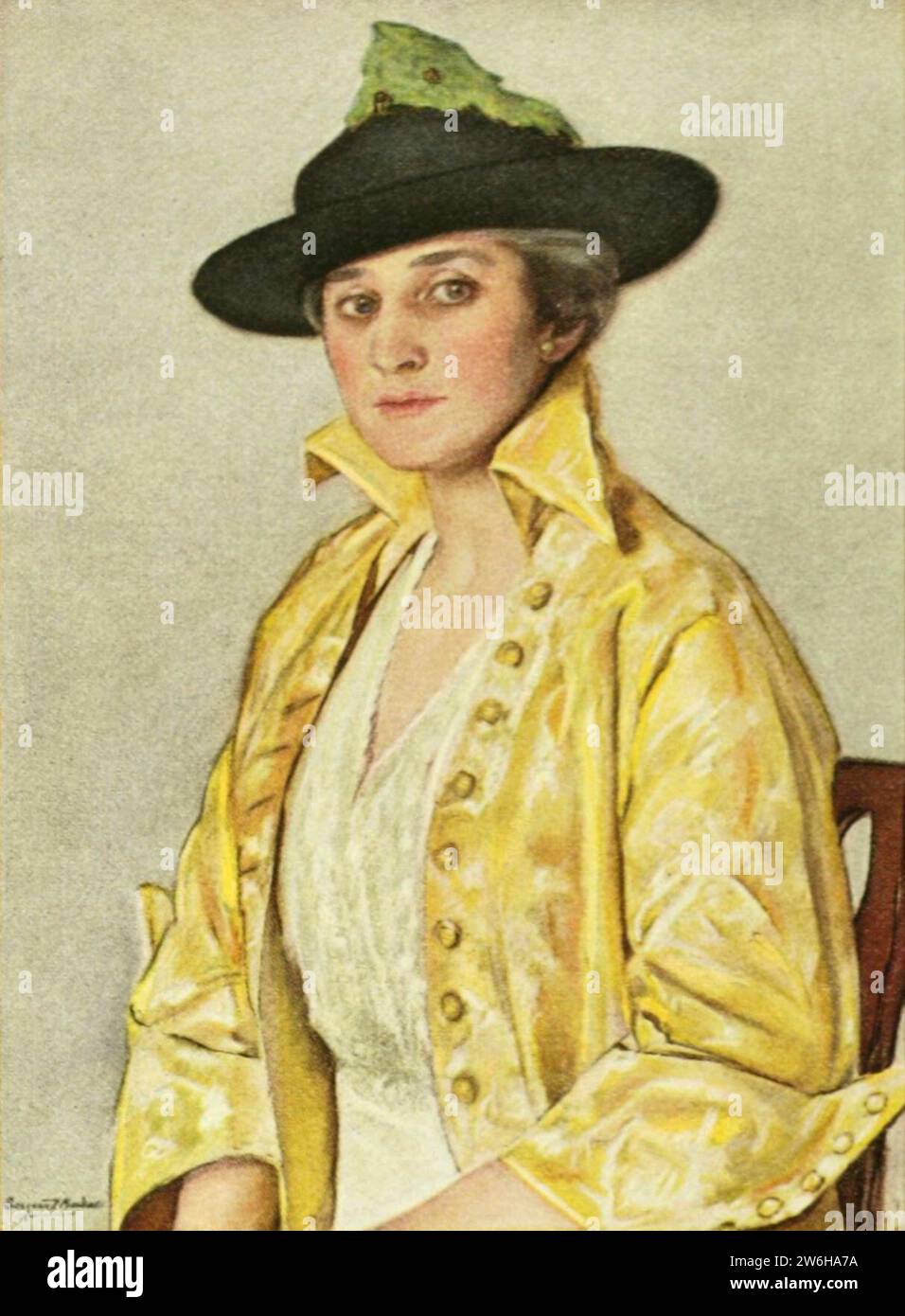 William Sergeant Kendall - Portrait of Miss Aileen Tone Stock Photo - Alamy