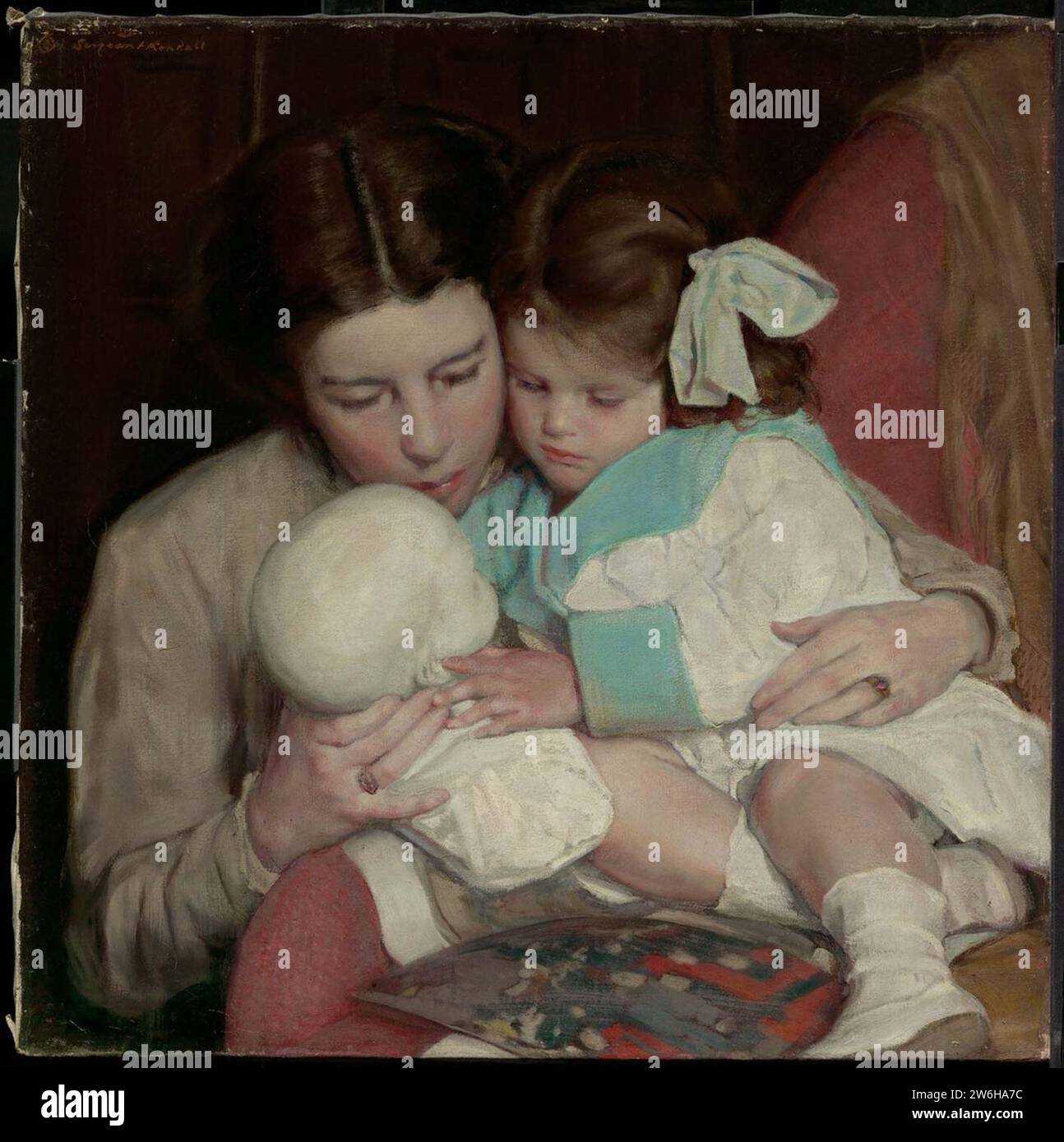 William Sergeant Kendall - The Critics Stock Photo - Alamy