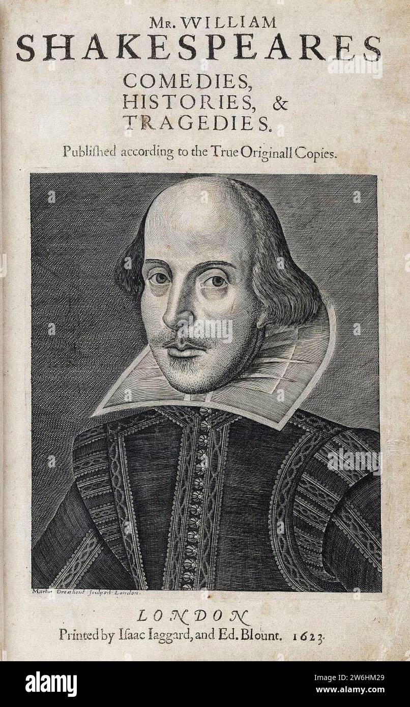 1623 first folio shakespeare hi-res stock photography and images - Alamy