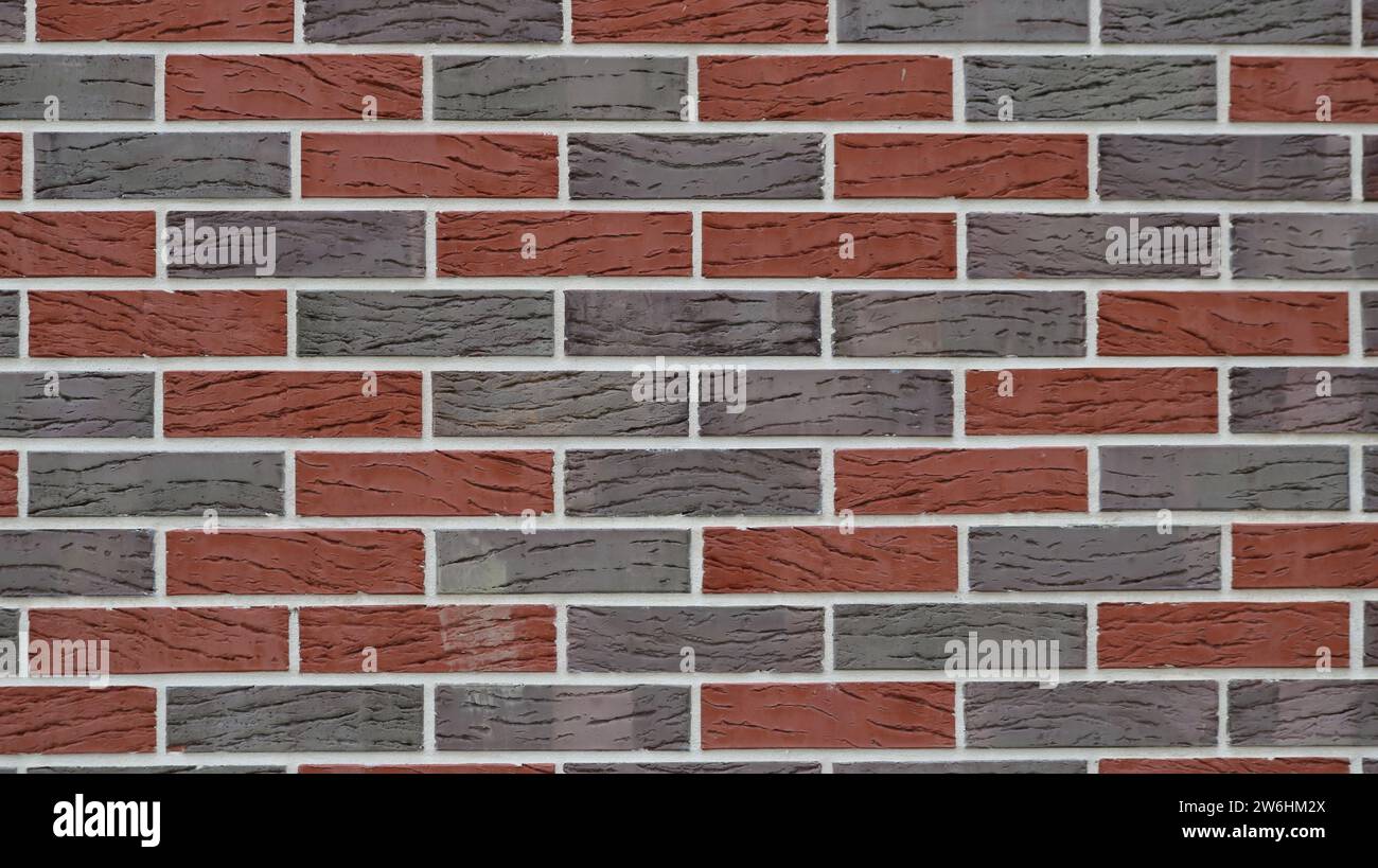 smoothed brick texture in red and gray tones with a decorative pattern ...