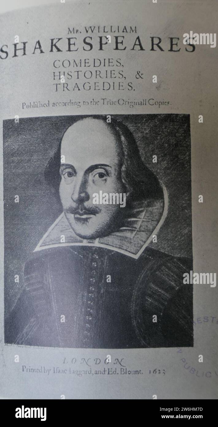 William Shakespeares Comedies, Histories and Tragedies Stock Photo - Alamy