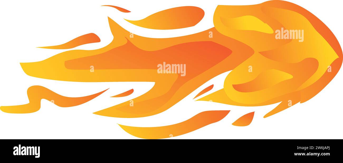 Fire laser beam icon cartoon vector. Spark guide. Cosmos flash effect ...