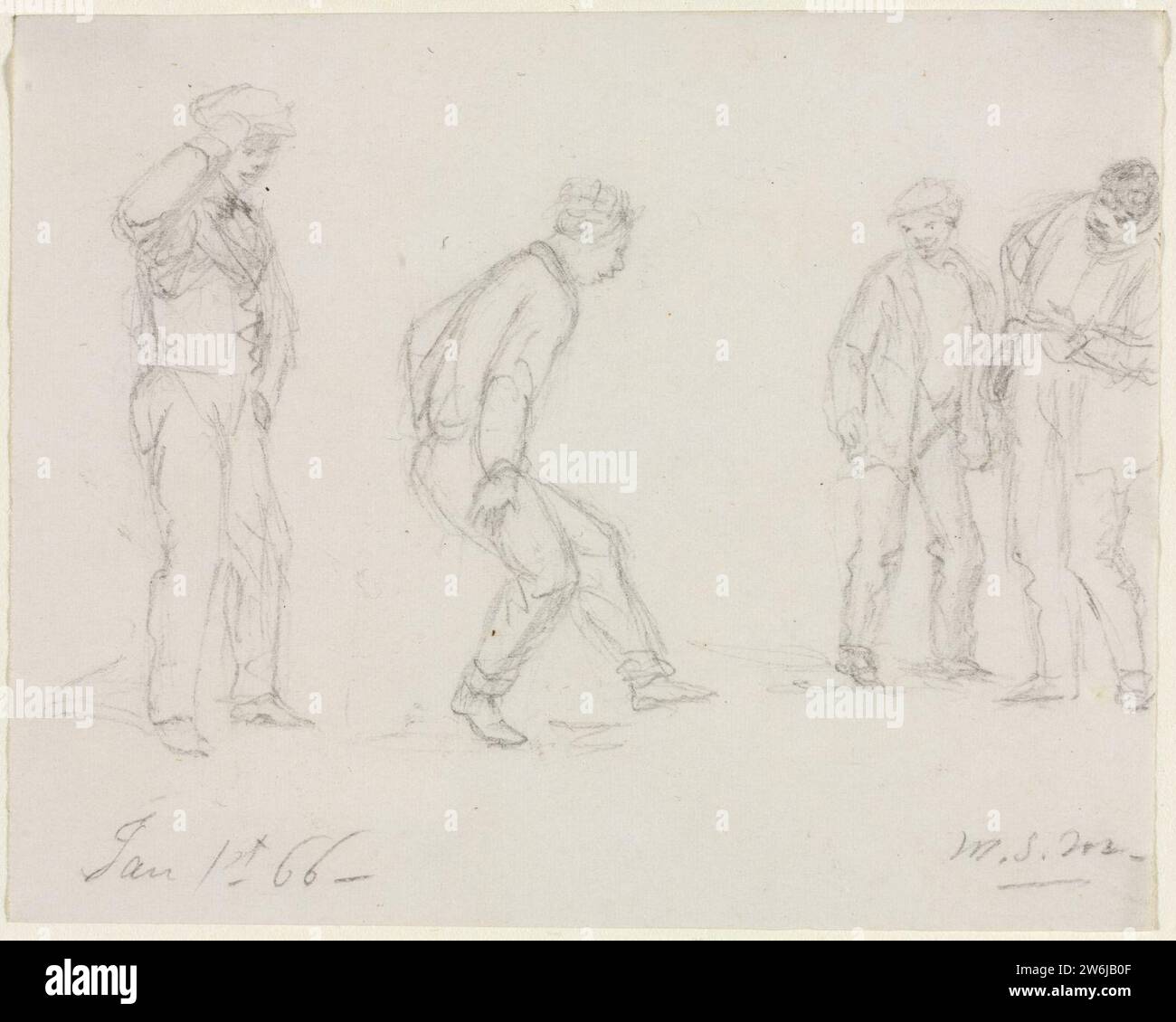 William Sidney Mount (American, 1807-1868) - The Jig Stock Photo - Alamy