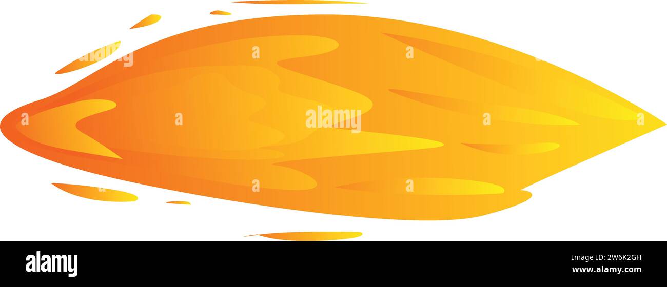 Fire wave laser icon cartoon vector. Beam game fiction. Gaming cosmos ...