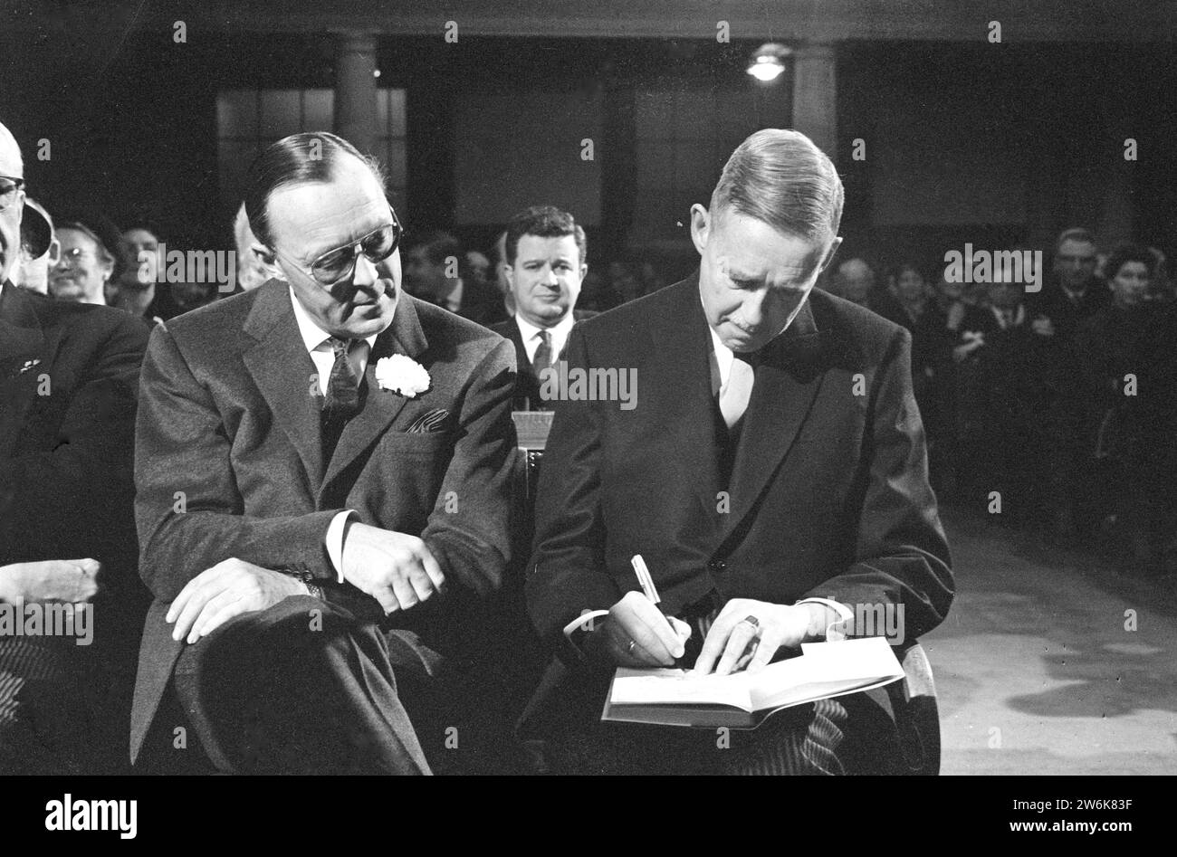 His Royal Highness Prince Bernhard, attended commemoration meeting ...