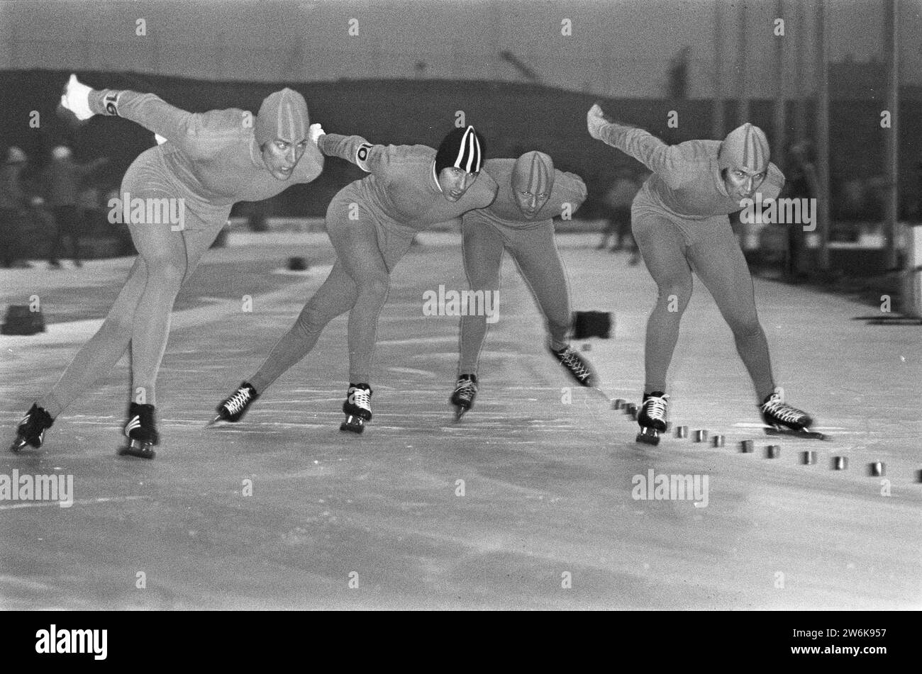 Dutch speed skating team Black and White Stock Photos & Images - Alamy