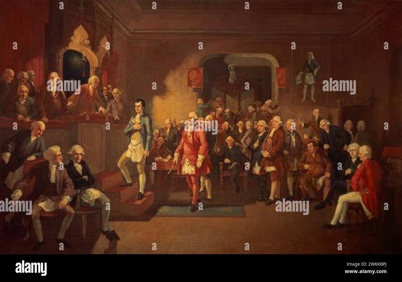 William Stewart Watson - The Inauguration of Robert Burns as Poet ...