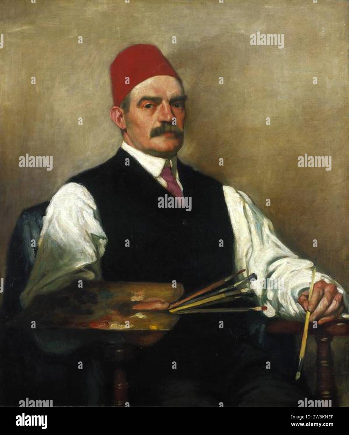 William Strang - William Strang, 1859 - 1921. Artist (Self-portrait ...