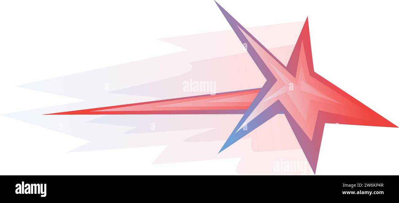 Star flash star icon cartoon vector. Fantasy effect. Impact advanced ...