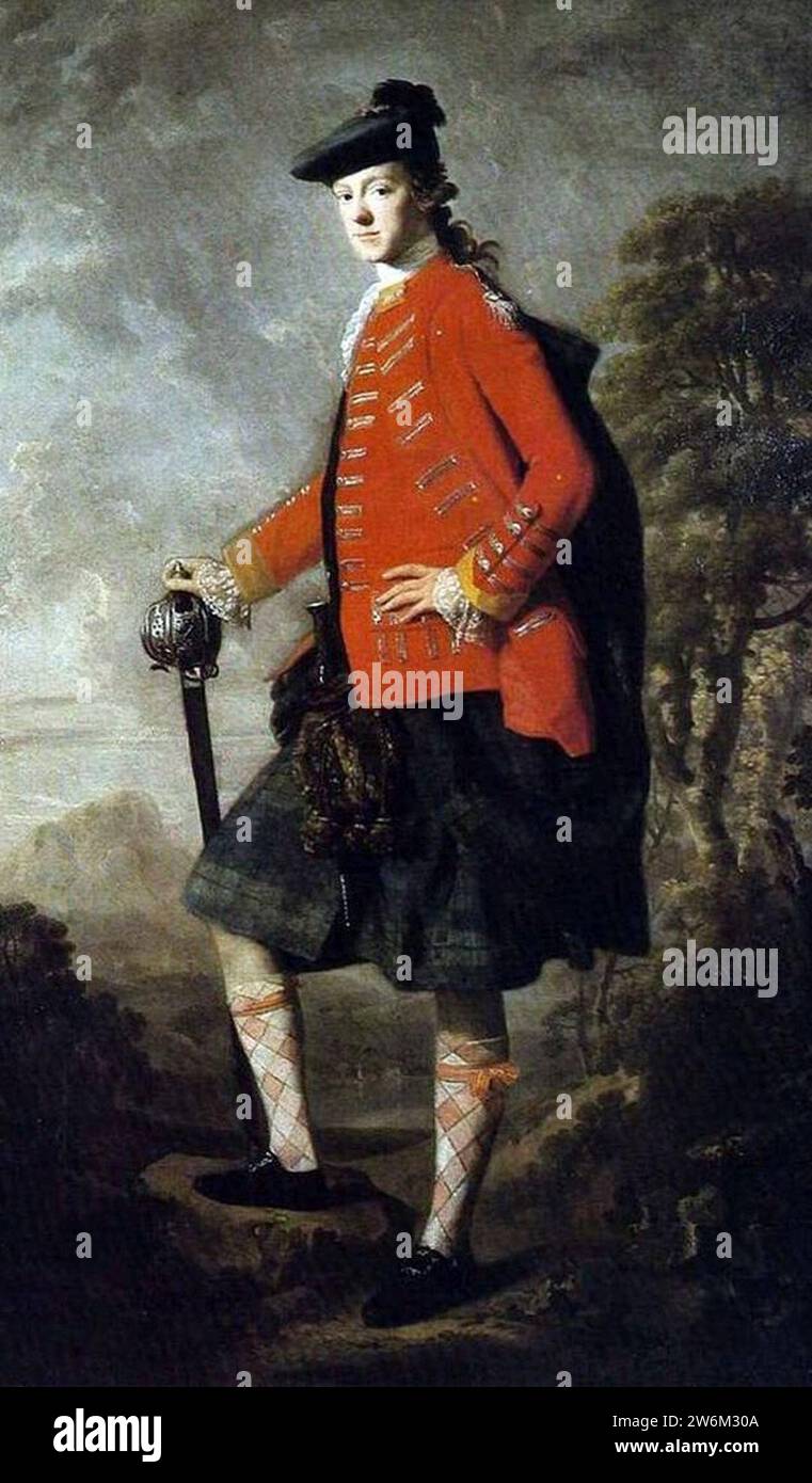 William Sutherland, 18th Earl of Sutherland, by Allan Ramsay, 1763 Stock Photo - Alamy