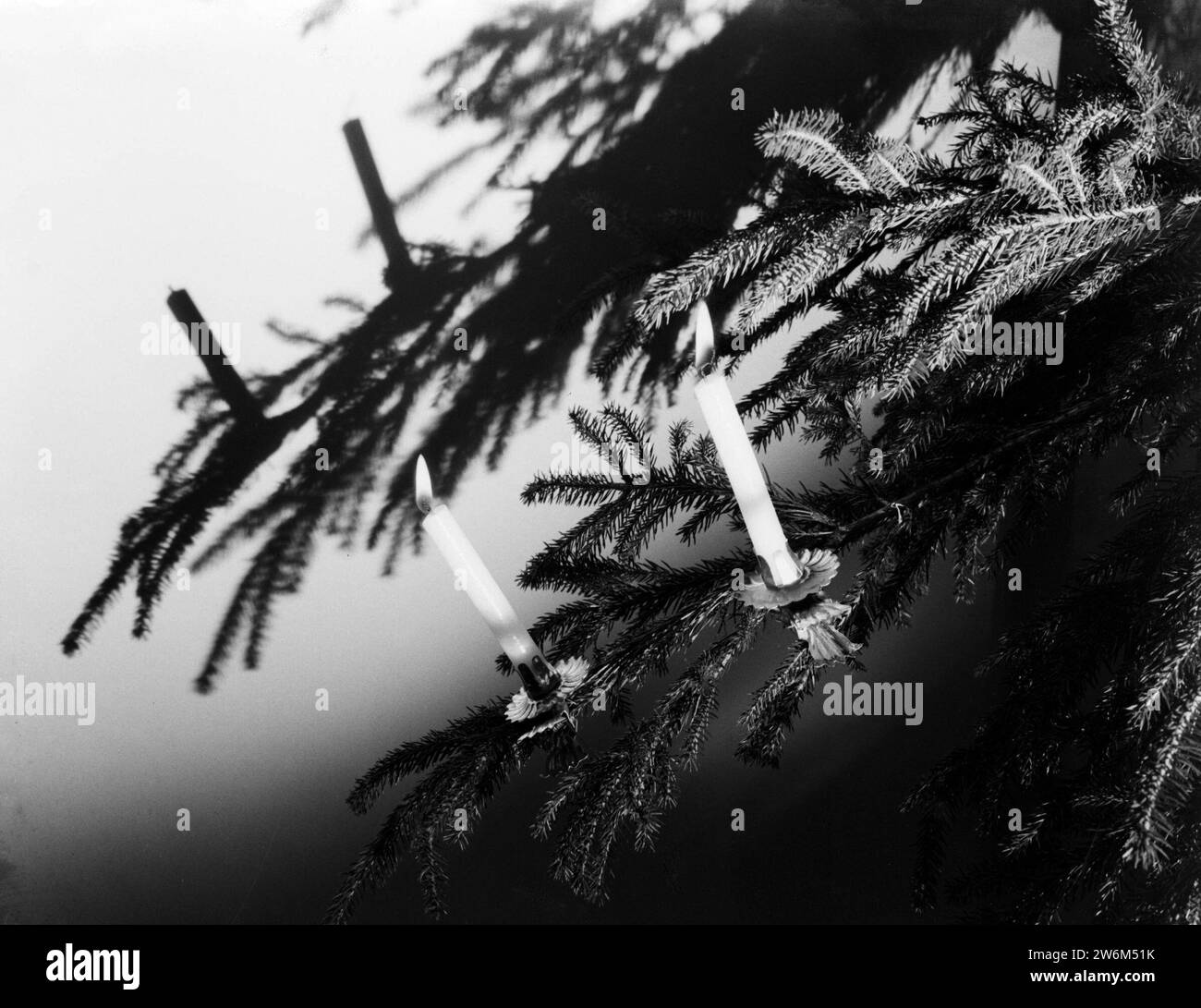 Image of candles Black and White Stock Photos & Images - Alamy