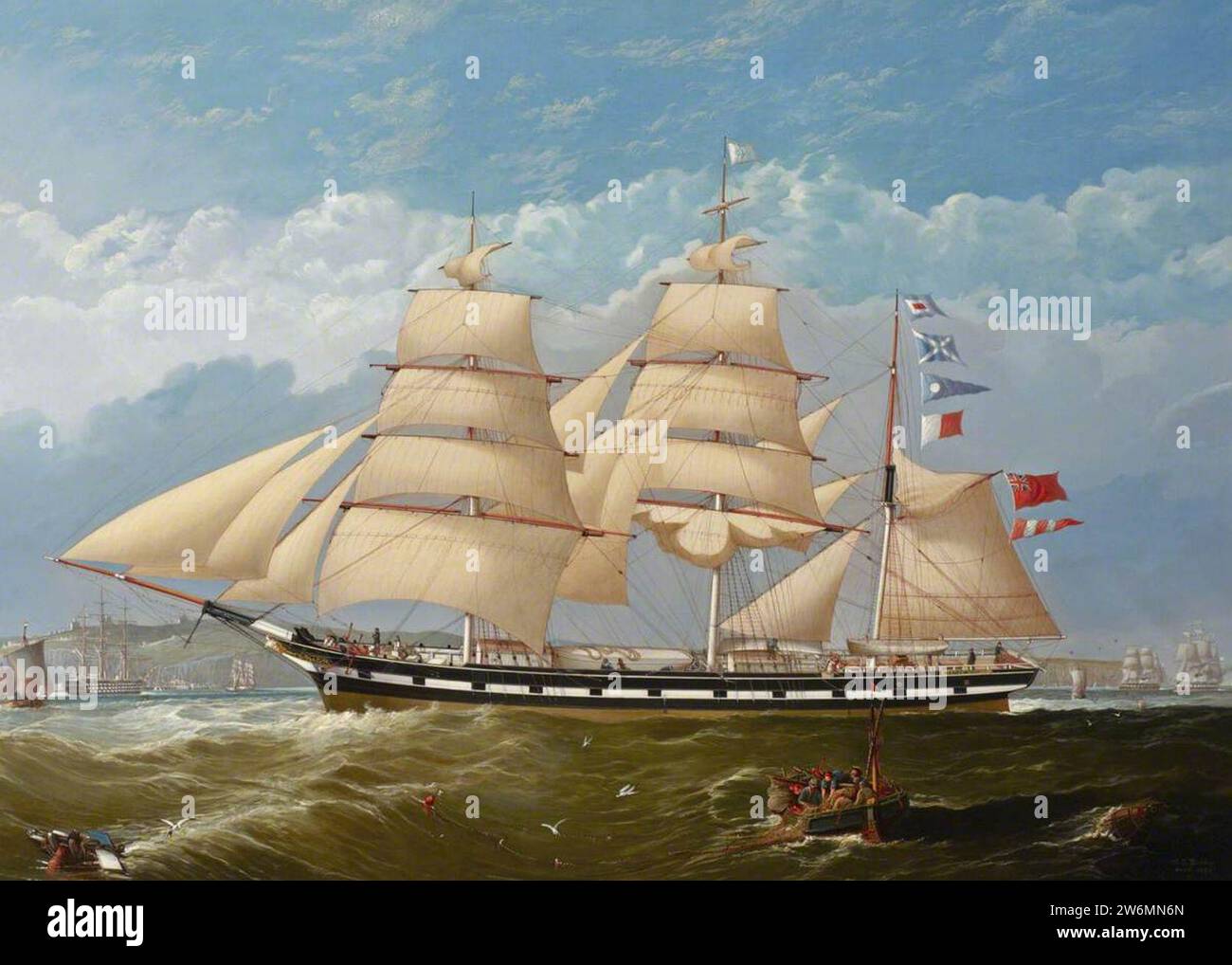 William Thomas Baldwin (1839-1900^) - The Barque 'Sarah Watson' Stock ...