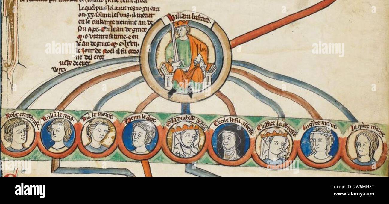 William the Conqueror's children Stock Photo - Alamy