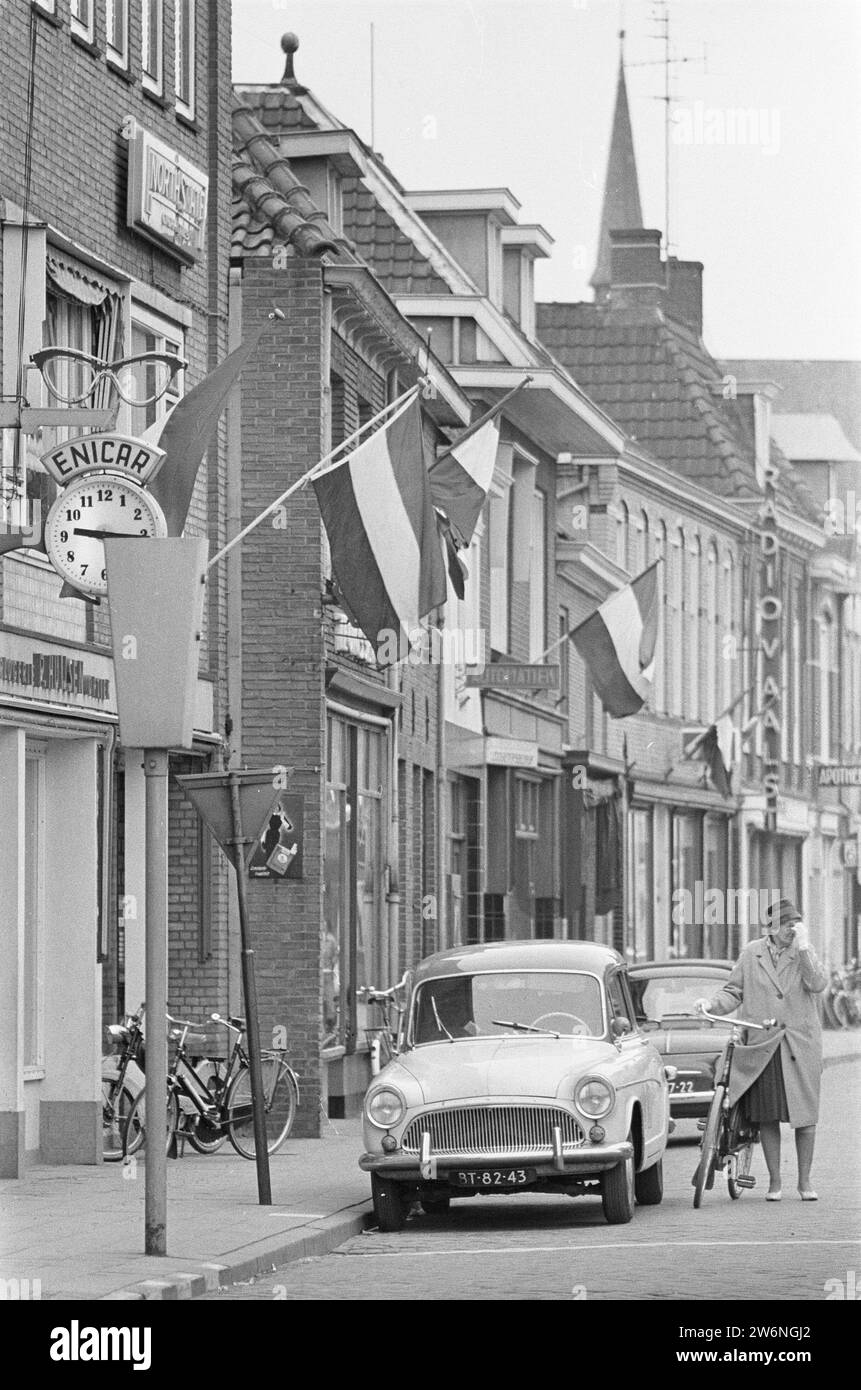 Put the flags out Black and White Stock Photos & Images - Alamy