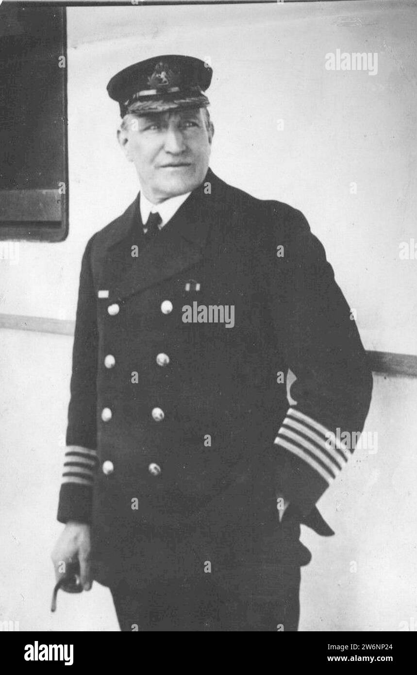 William Turner captain of the Lusitania Stock Photo - Alamy