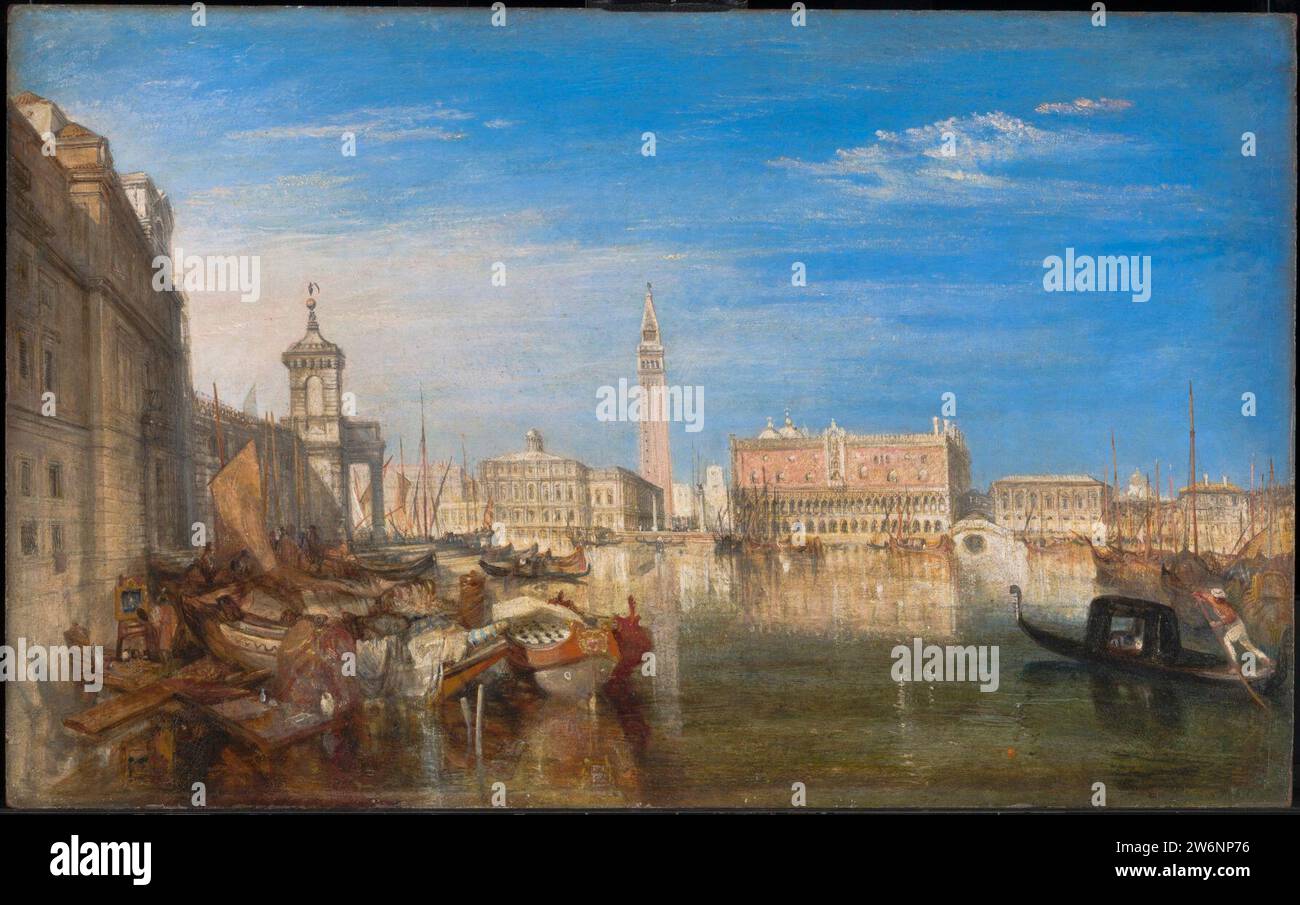 William Turner, Bridge of Sighs, Ducal Palace and Custom-House Stock ...