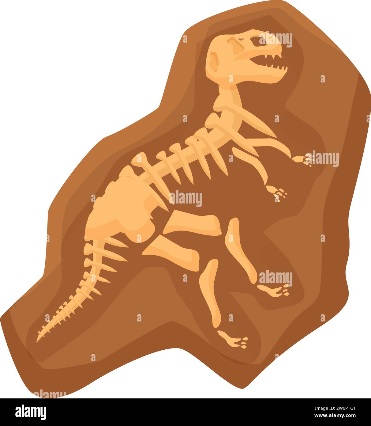 Dinosaur evolution mud layer icon cartoon vector. Biology museum ...