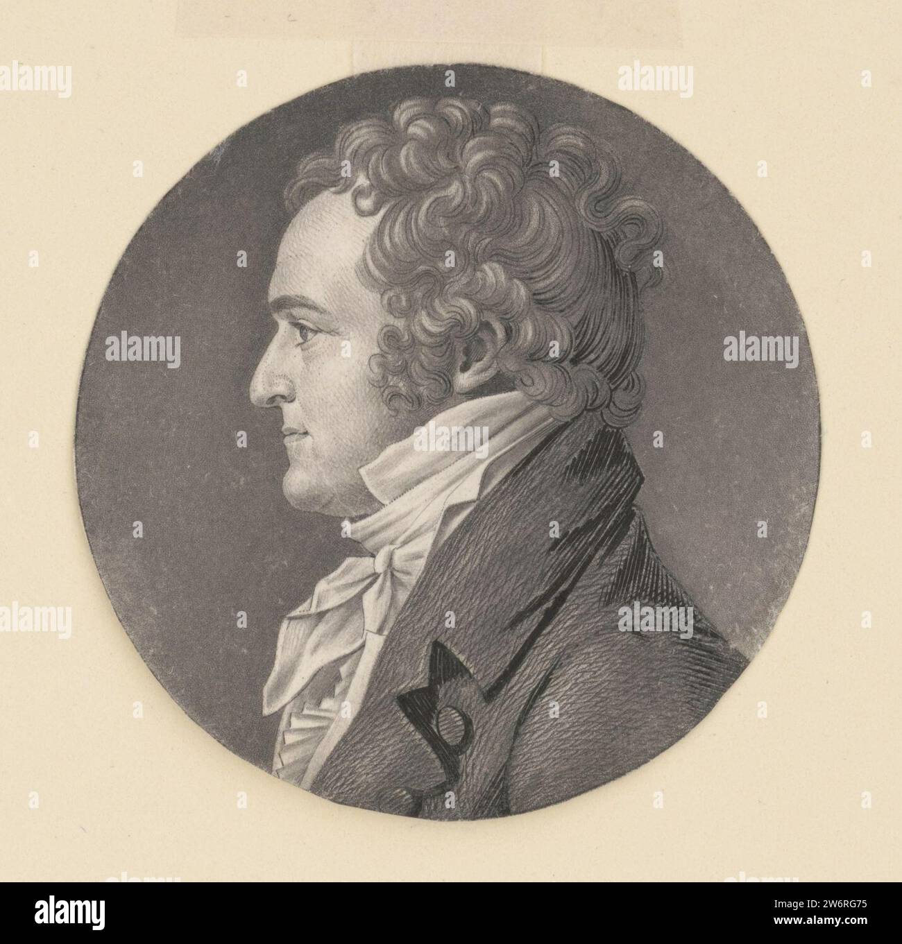 William Wirt, head-and-shoulders portrait, facing left Stock Photo - Alamy